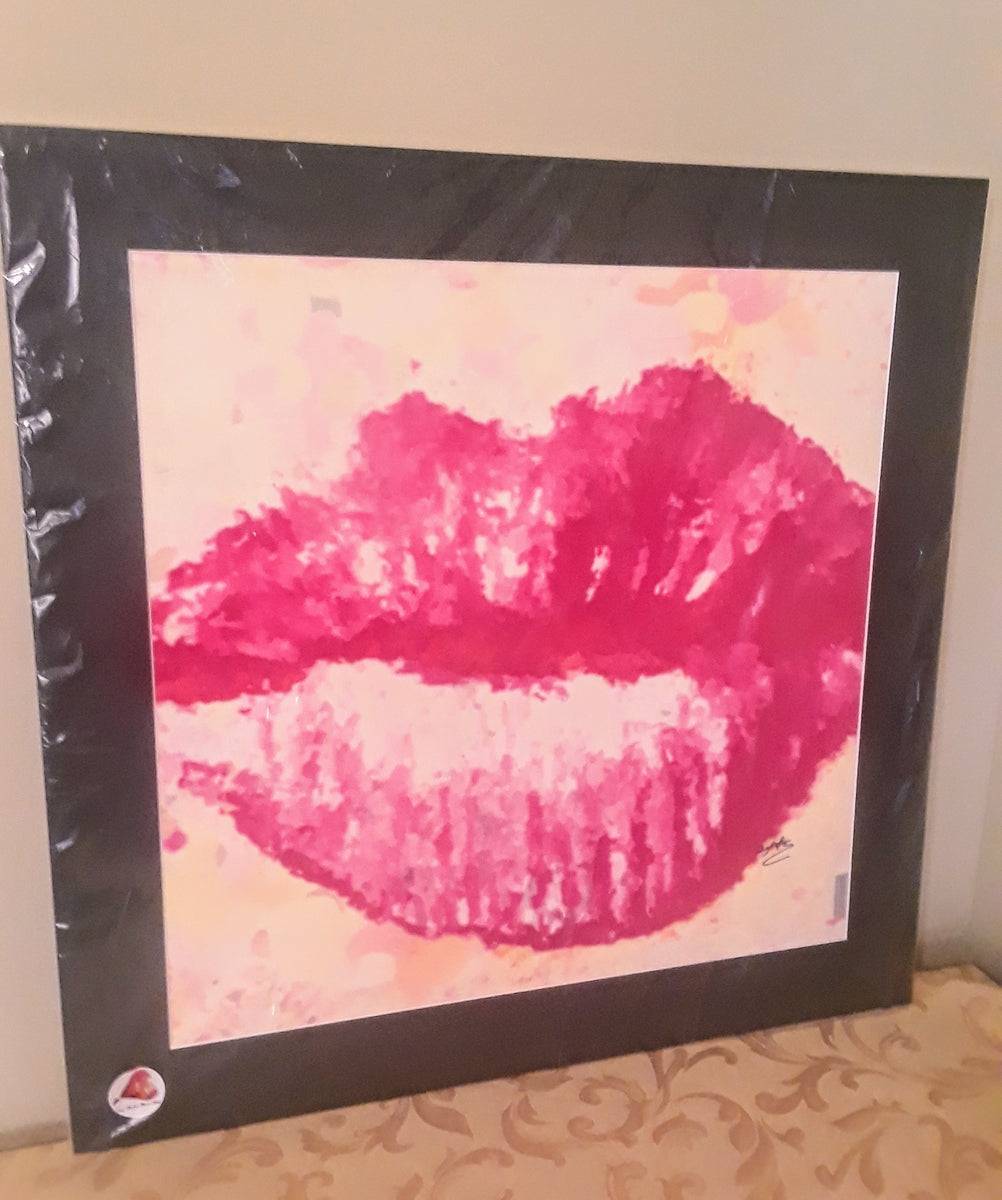 "Saye Smooch" Painting by Lady Barbara Pinson Artist